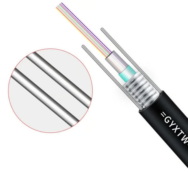 8-Core Armored Fiber Optic Cable GYXTW for Outdoor Use