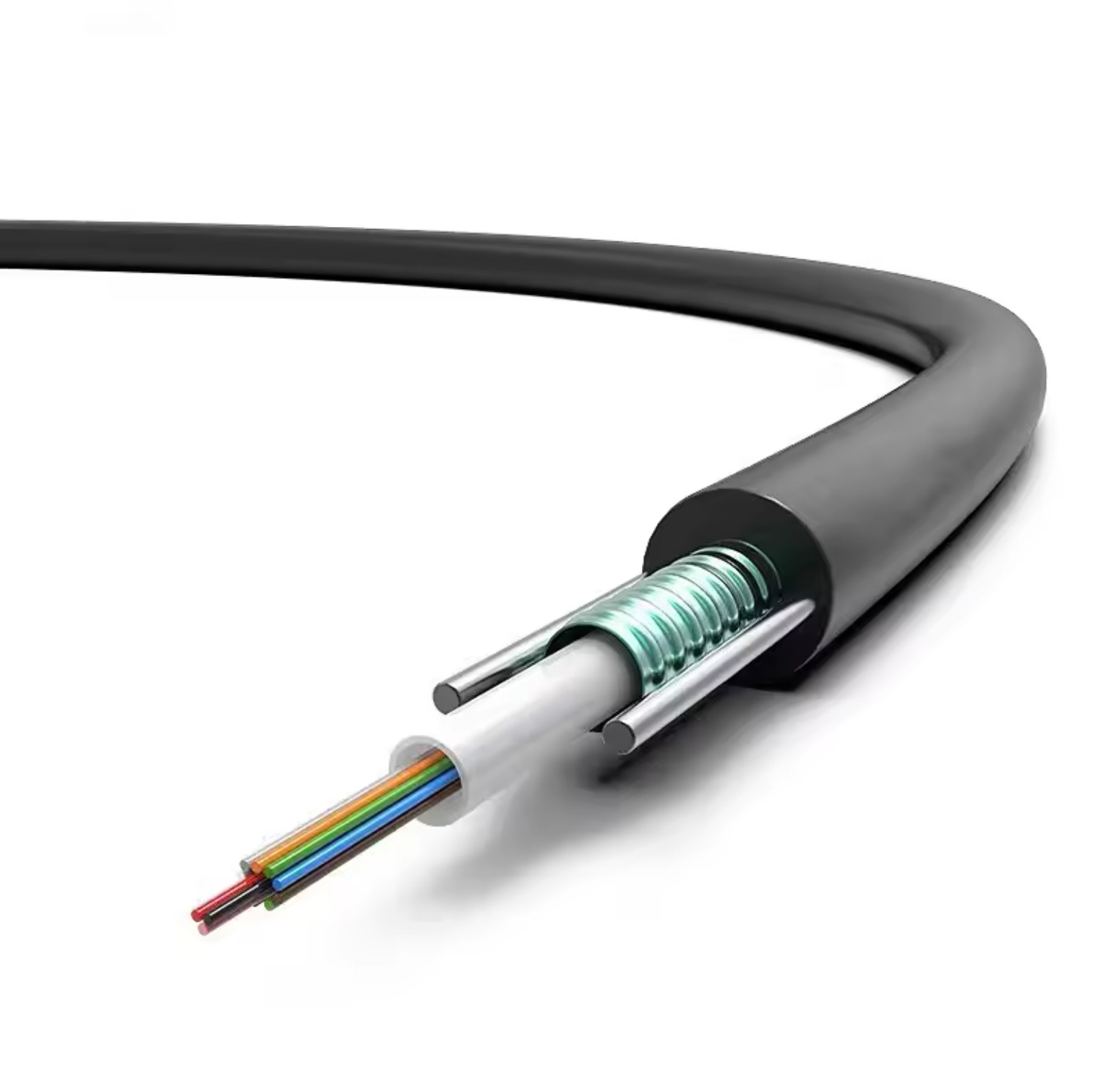12 Core GYXTW Single Mode Fiber Optic Cable for Outdoor Use