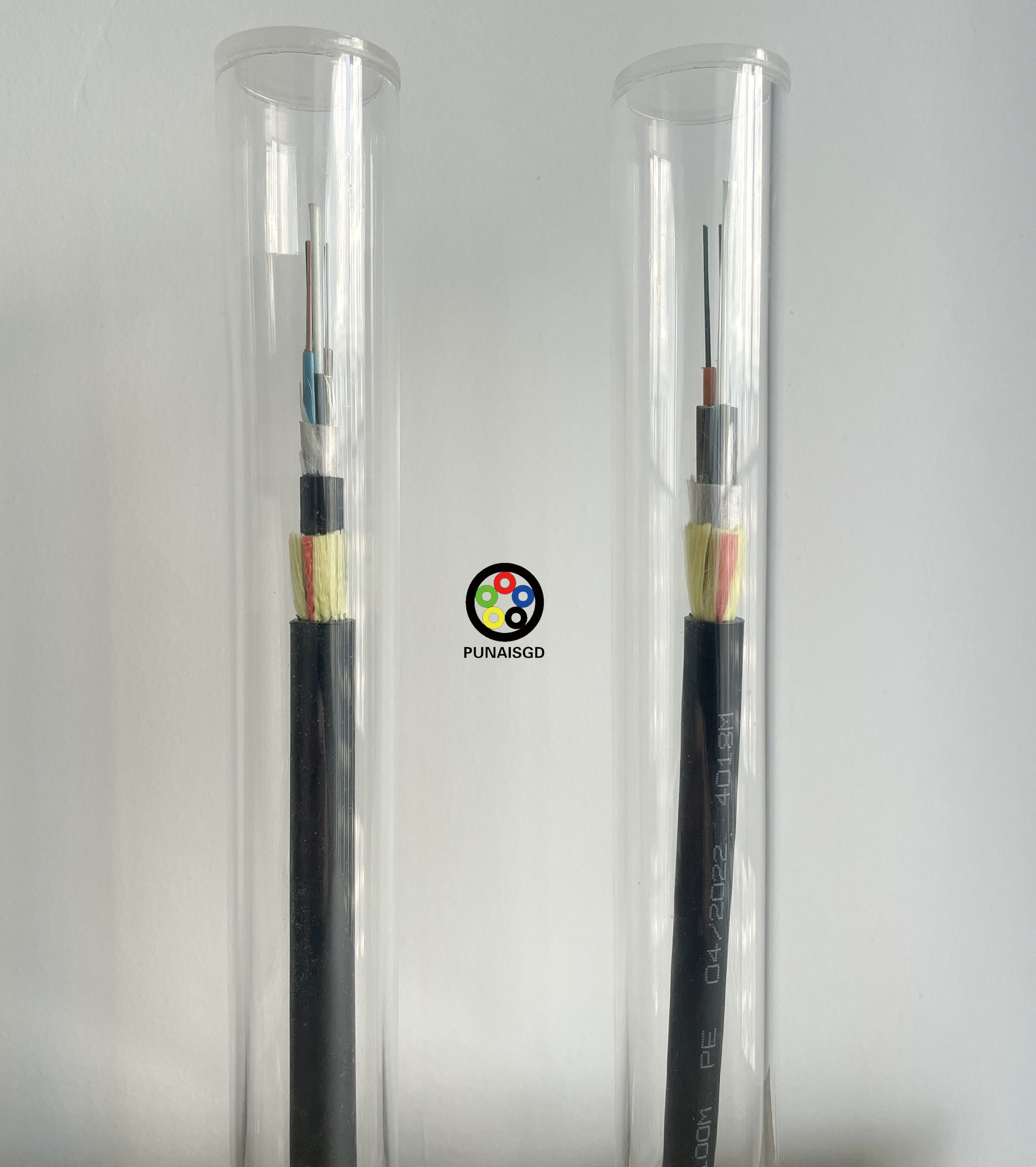 6 Core ADSS Fiber Optic Cable - Waterproof Outdoor Double Sheath