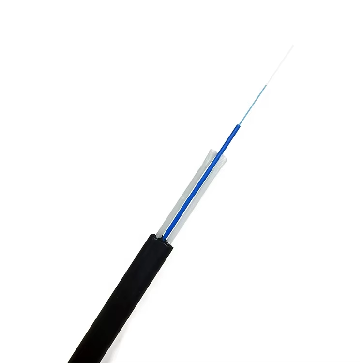1-24 Core FTTH Flat Single-Tube Dielectric Aerial Outdoor Drop Fiber ...